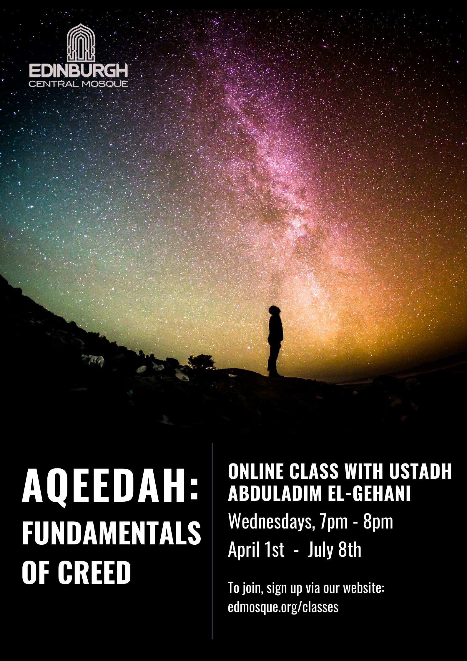 Aqeedah: Fundamentals of Creed – Edinburgh Central Mosque